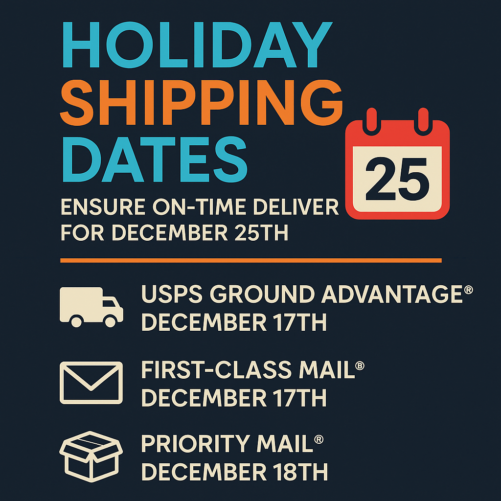 Holiday Shipping Dates USPS for December 25 Delivery